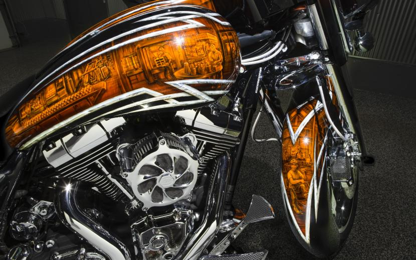 Duane Rice and his custom motorcycle | Modern Casting